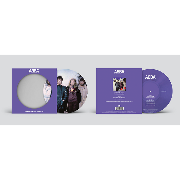 Under Attack 7 Picture Disc Single Limited Edition Abba Official Store